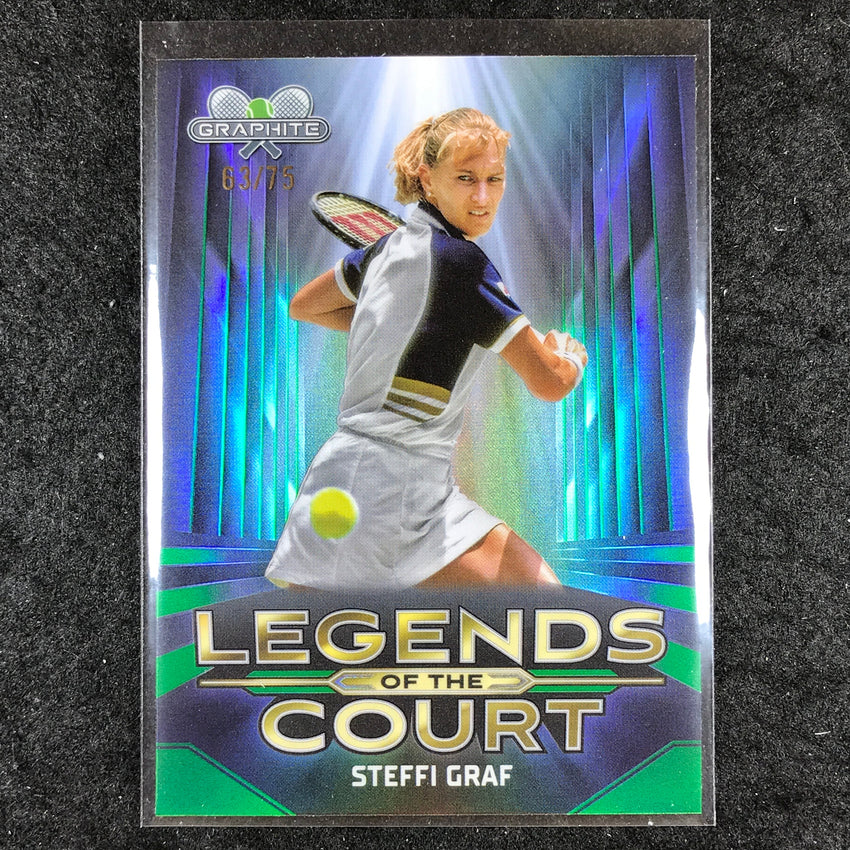 2024 Topps Graphite Tennis STEFFI GRAF Legends of the Court Green 63/7 ...