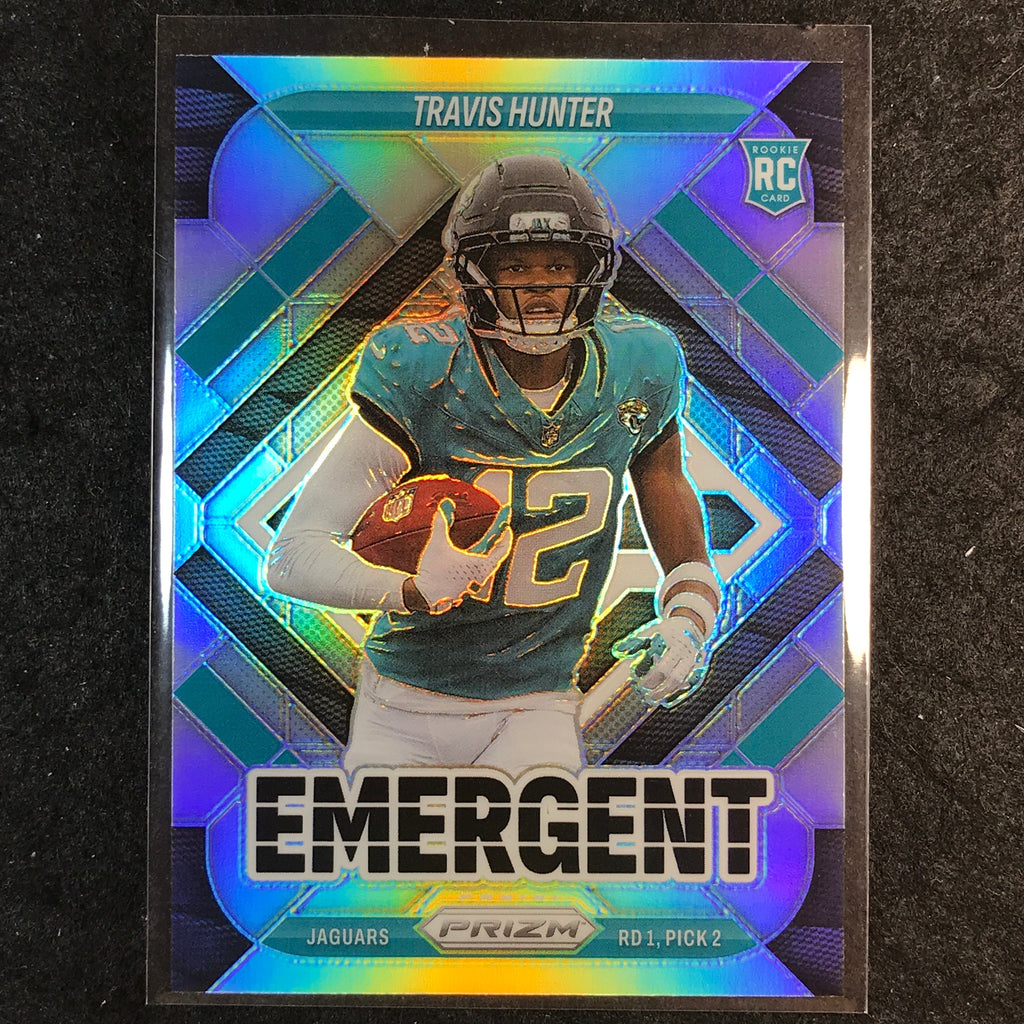2025 Prizm Football TRAVIS HUNTER Emergent Rookie Silver #12 – Cherry ...