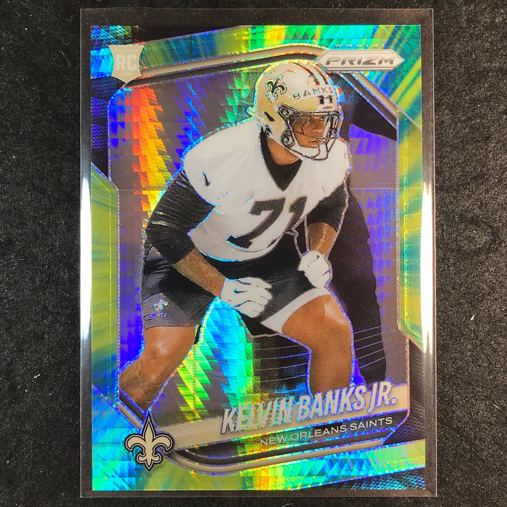 2025 Prizm Football KEVIN BANKS JR. Rookie Base Hyper /200 #347 ...