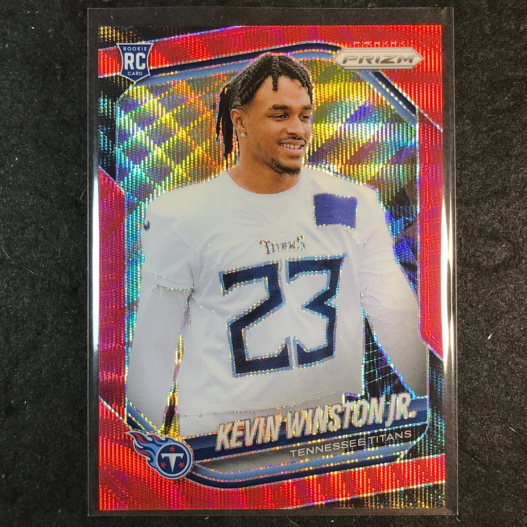 2025 Prizm Football KEVIN WINSTON JR. Rookie Base Red Wave /149 #340 ...