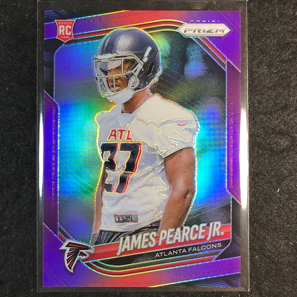 2025 Prizm Football JAMES PEARCE JR. Rookie Base Purple /125 #364 ...
