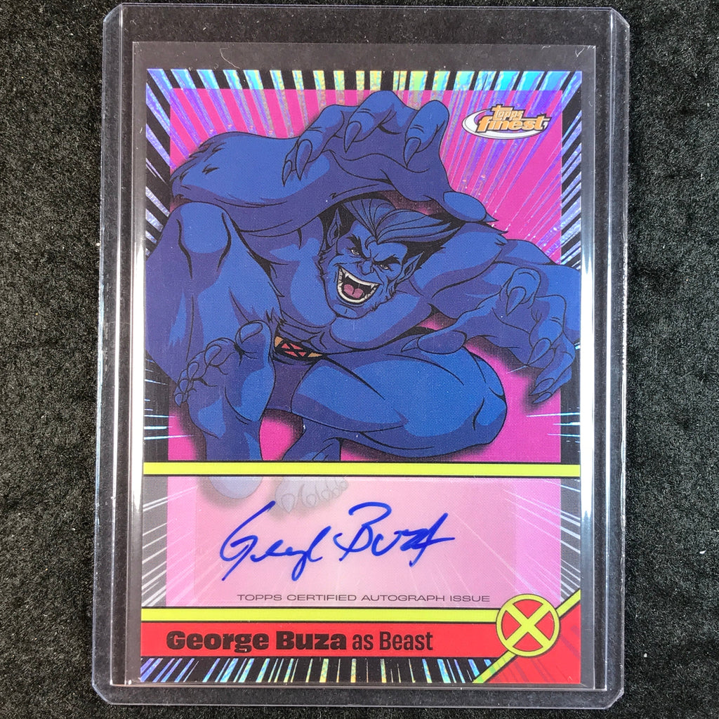 2025 Topps Finest X-Men '97 GEORGE BUZA BEAST Voice Actor Auto #GB ...