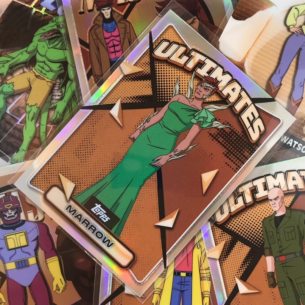 2025 Topps Finest X-Men '97 CARL DENTI Destroyers Common Bronze Refrac ...