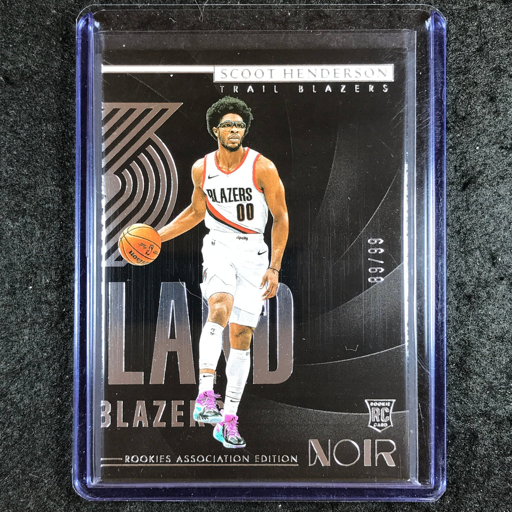 2023-24 Noir NBA SCOOT HENDERSON Base Association Edition Rookie 89/99 ...