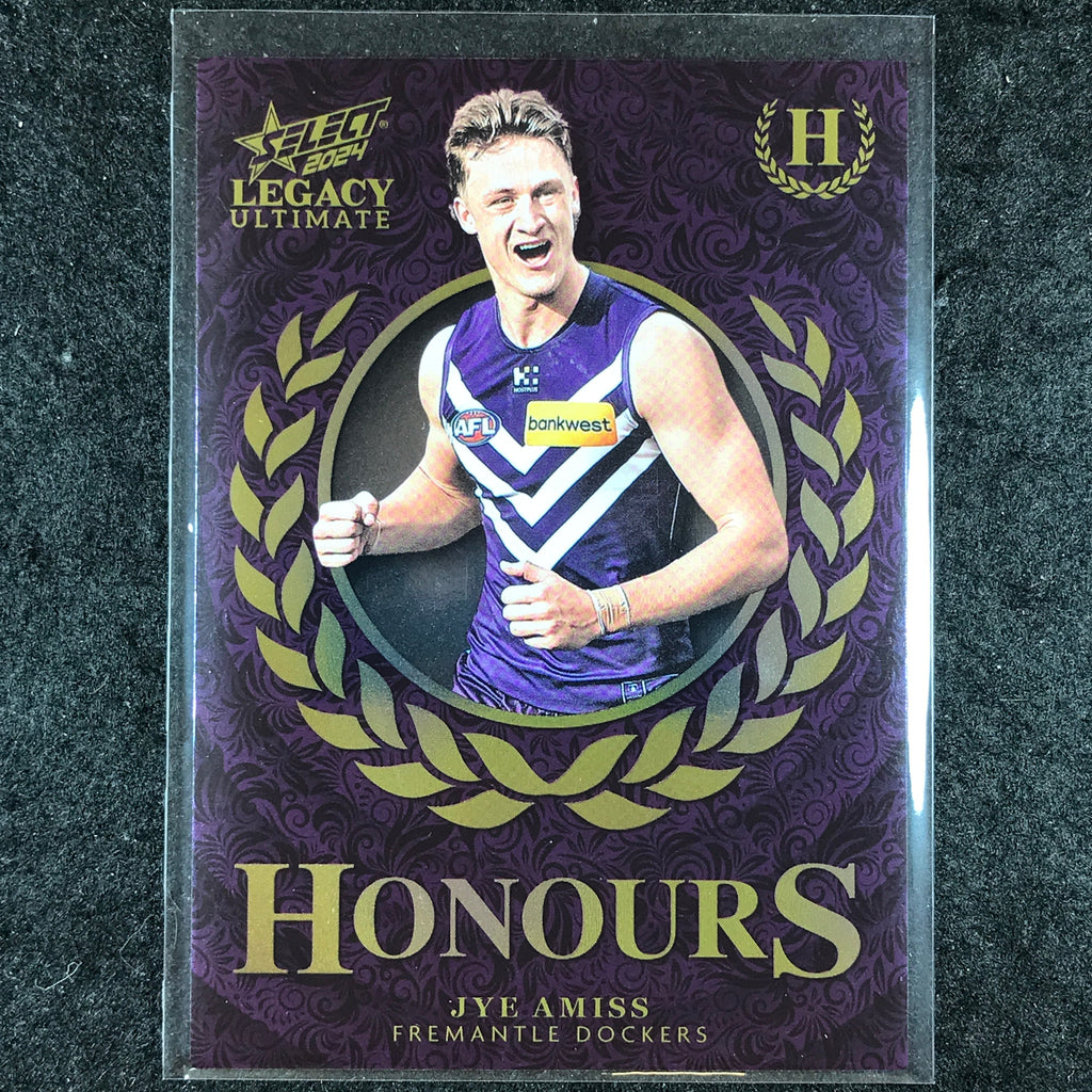 2024 Select AFL Legacy Ultimate JYE AMISS Honours 43/255 #57 – Cherry ...