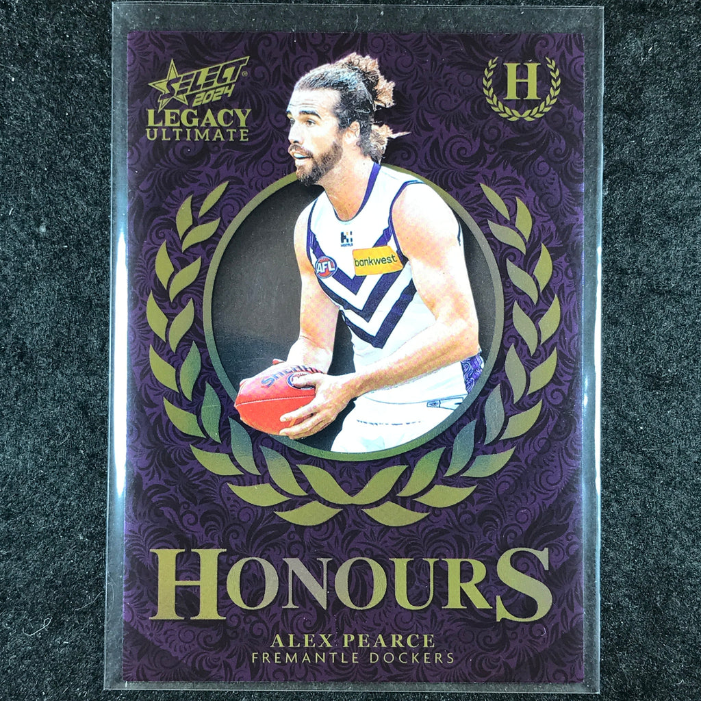 2024 Select AFL Legacy Ultimate ALEX PEARCE Honours 138/255 #62 ...