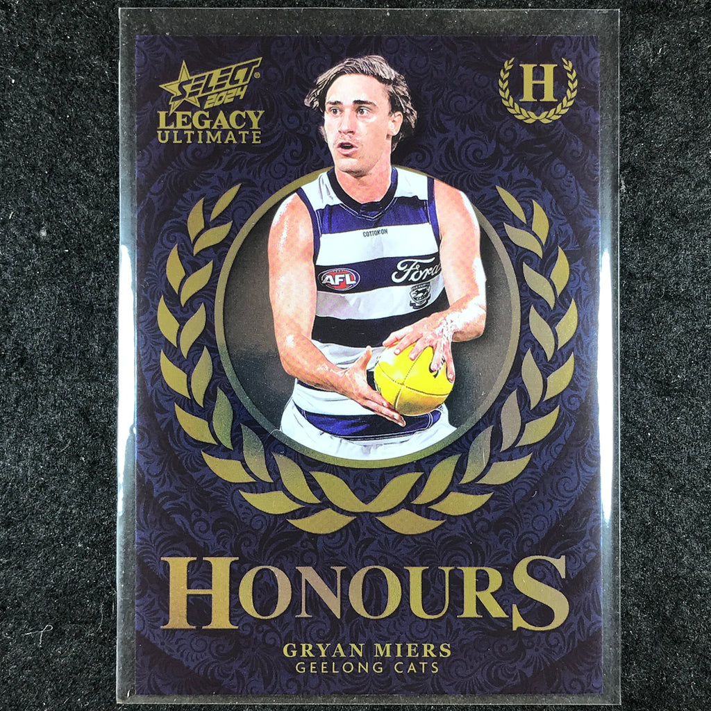 2024 Select AFL Legacy Ultimate GRYAN MIERS Honours 198/255 #75 ...