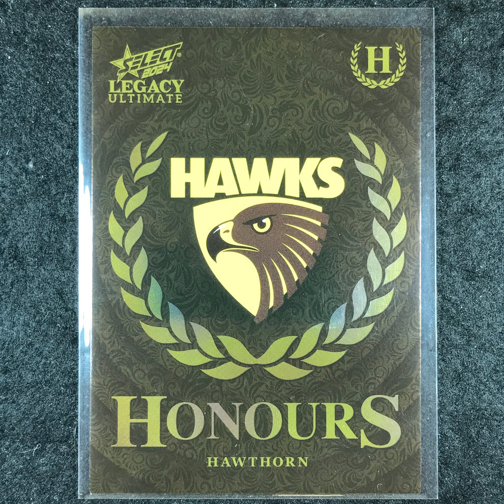 2024 Select AFL Legacy Ultimate HAWTHORN LOGO Honours 231/255 #100 ...