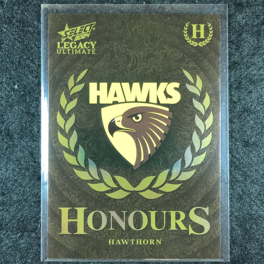 2024 Select AFL Legacy Ultimate HAWTHORN LOGO Honours 231/255 #100 ...