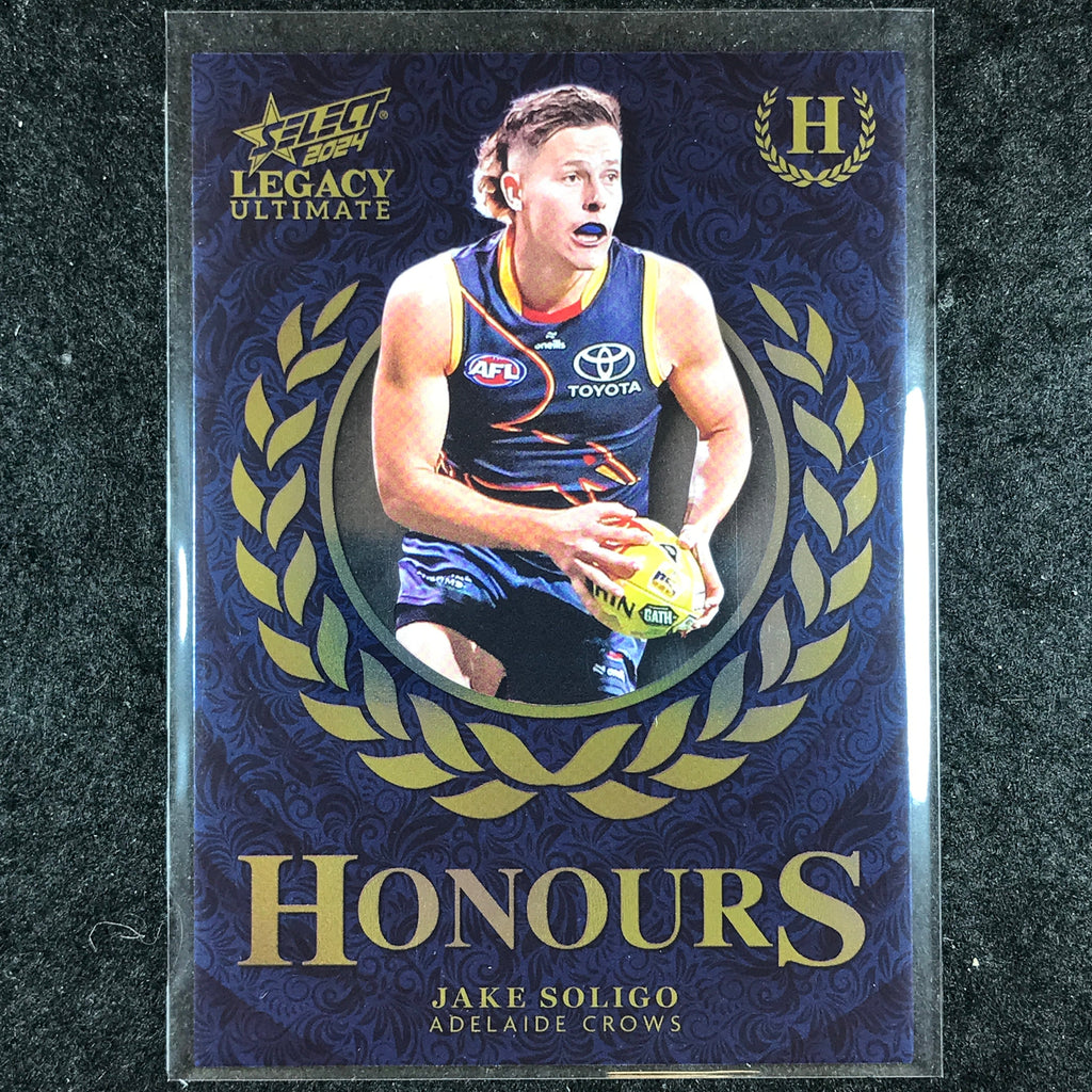 2024 Select AFL Legacy Ultimate JAKE SOLIGO Honours 68/255 #10 – Cherry ...