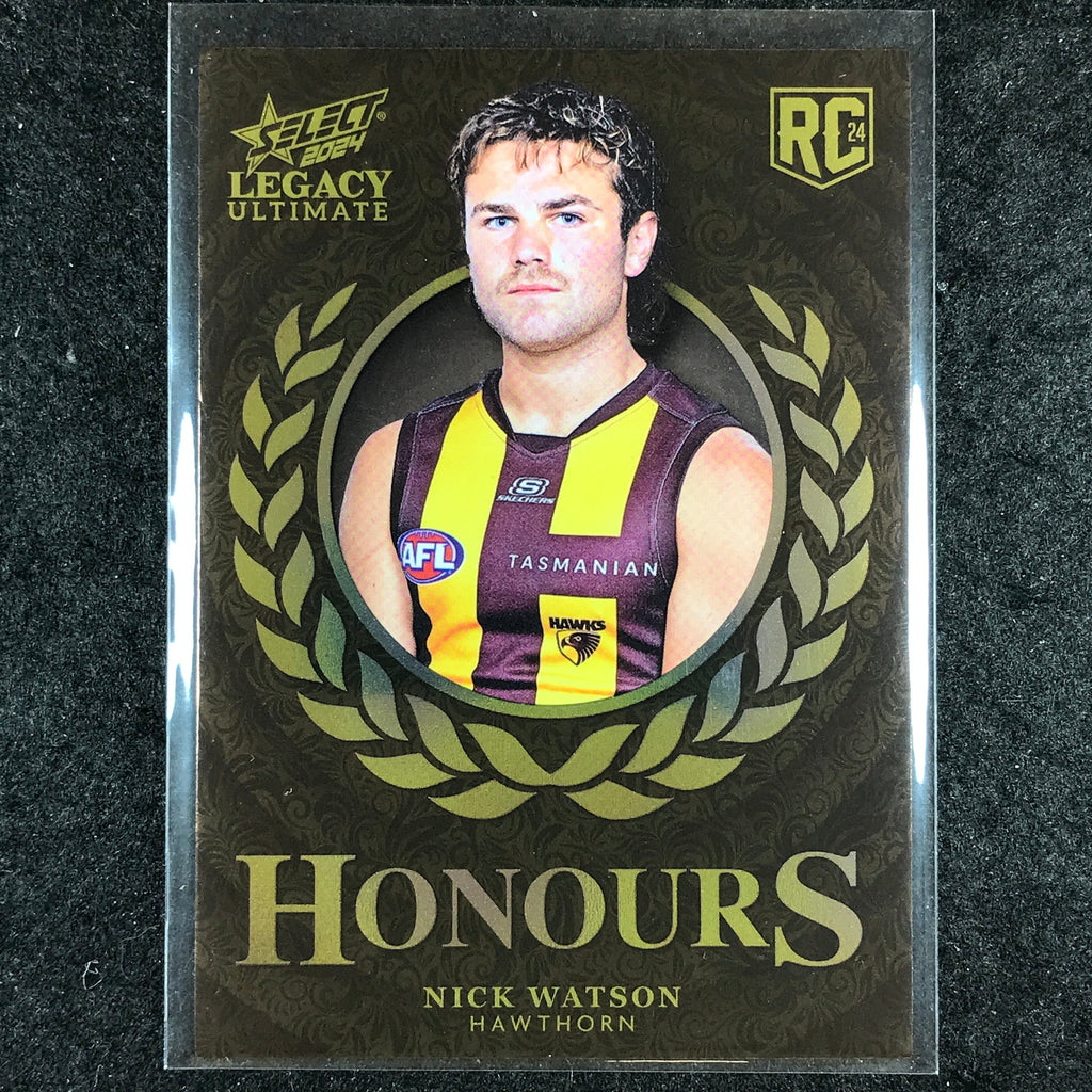 2024 Select AFL Legacy Ultimate NICK WATSON Honours Rookie 147/255 #20 ...