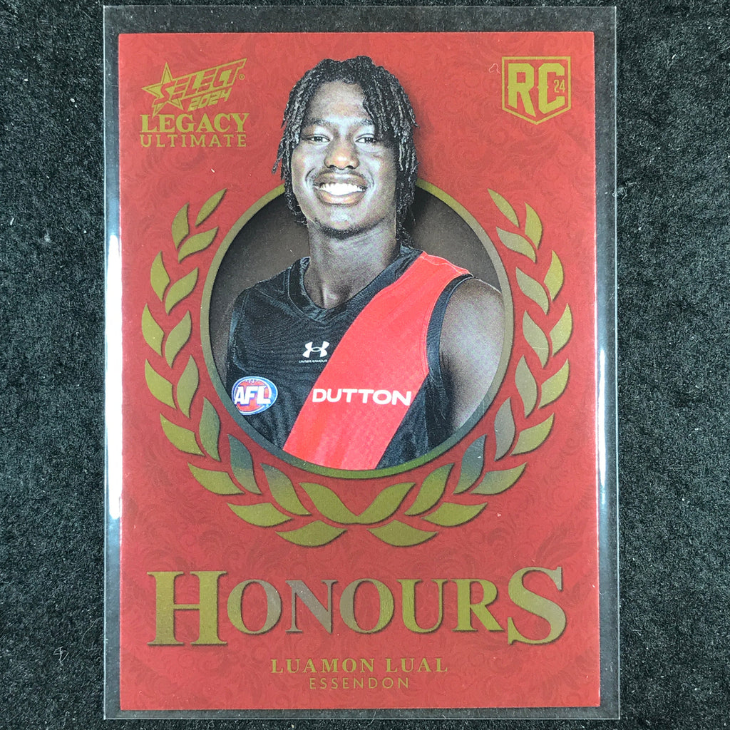 2024 Select AFL Legacy Ultimate LUAMON LUAL Honours Rookie 153/255 #23 ...