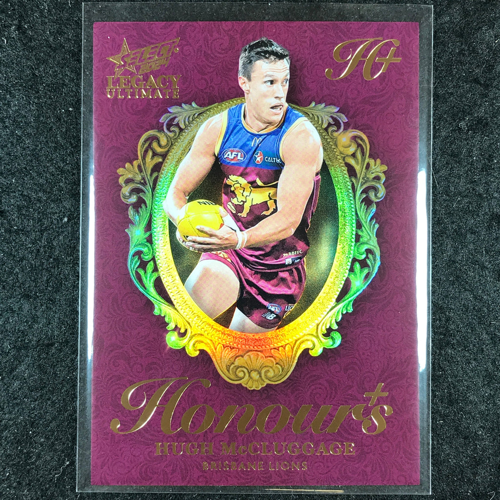 2024 Select AFL Legacy Ultimate HUGH MCCLUGGAGE Honours+ 72/125 #26 ...