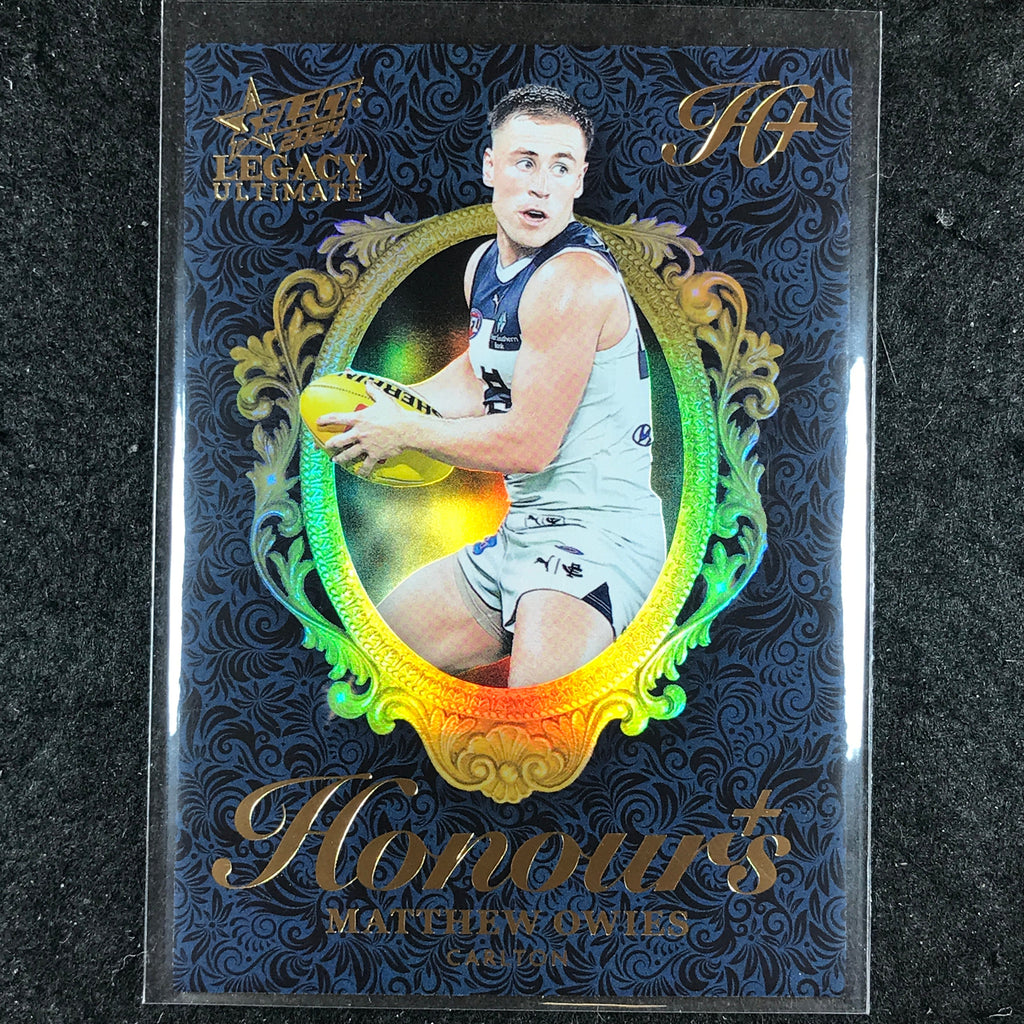 2024 Select AFL Legacy Ultimate MATTHEW OWIES Honours+ 005/125 #43 ...
