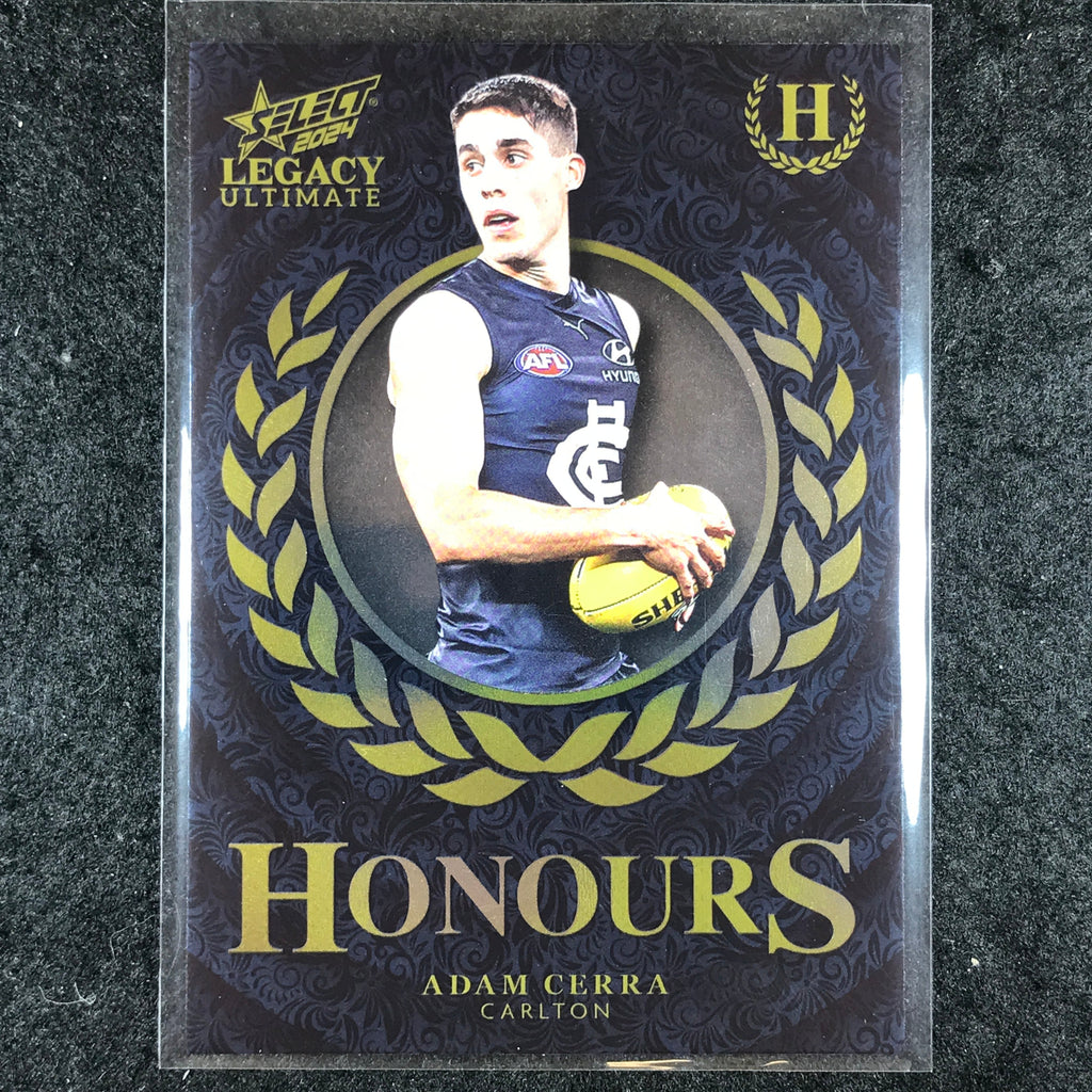 2024 Select AFL Legacy Ultimate ADAM CERRA Honours 96/255 #25 – Cherry ...