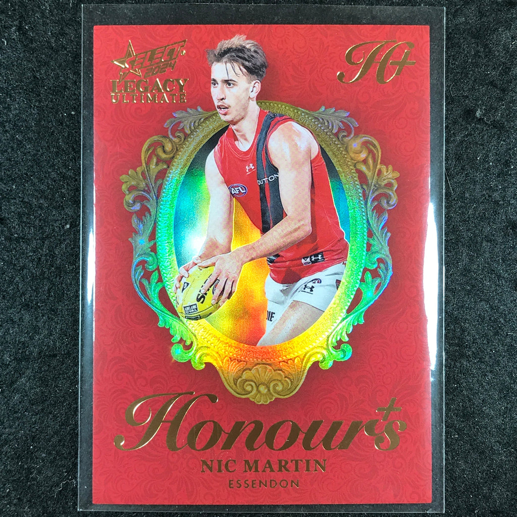 2024 Select AFL Legacy Ultimate NIC MARTIN Honours+ 65/125 #66 – Cherry ...