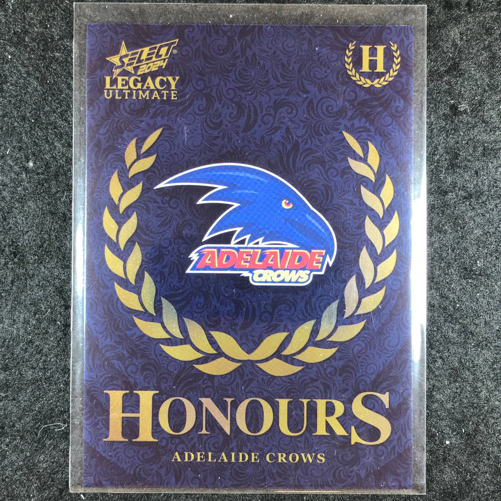 2024 Select AFL Legacy Ultimate ADELAIDE CROWS LOGO Honours 39/255 #1 ...