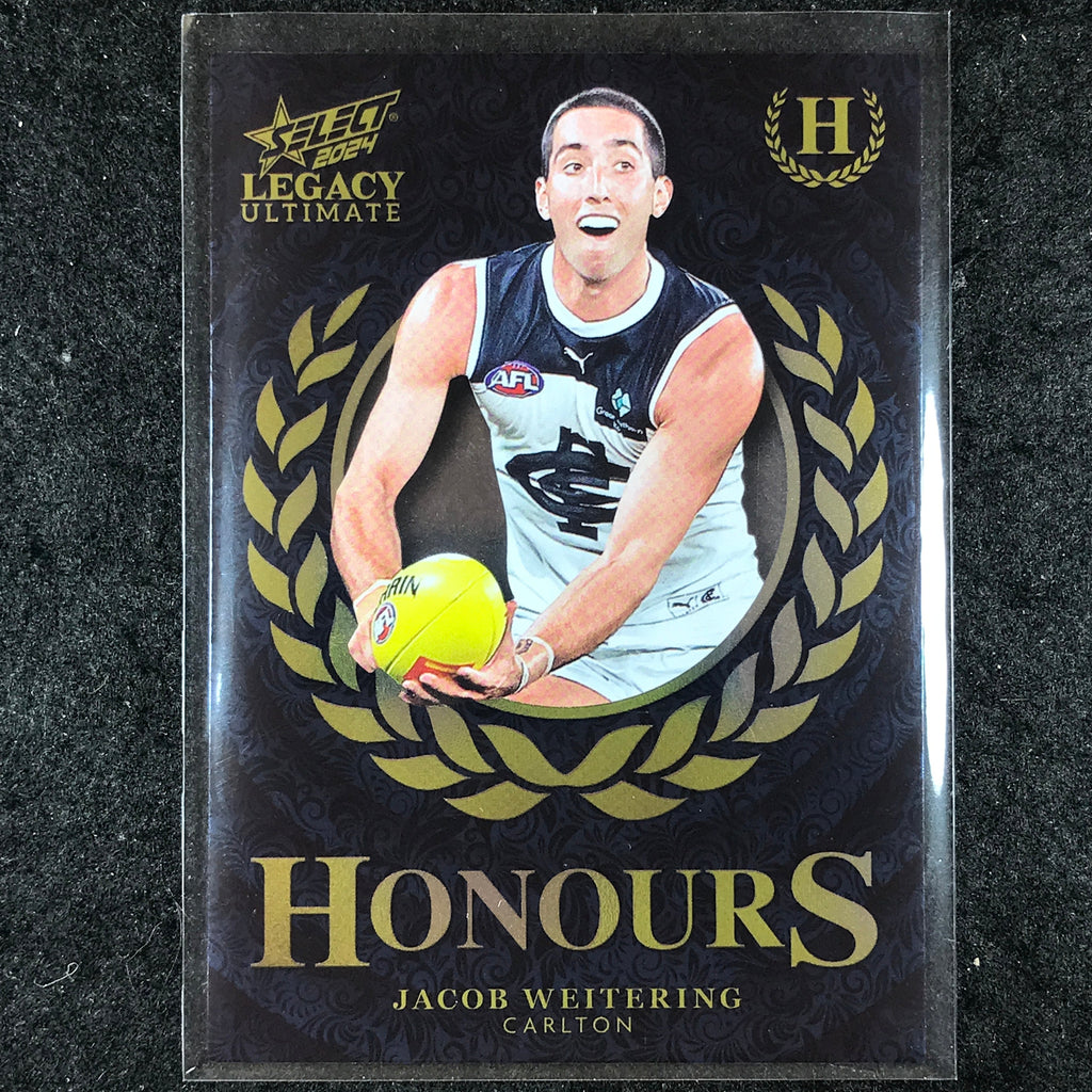 2024 Select AFL Legacy Ultimate JACOB WEITERING Honours 008/255 #33 ...