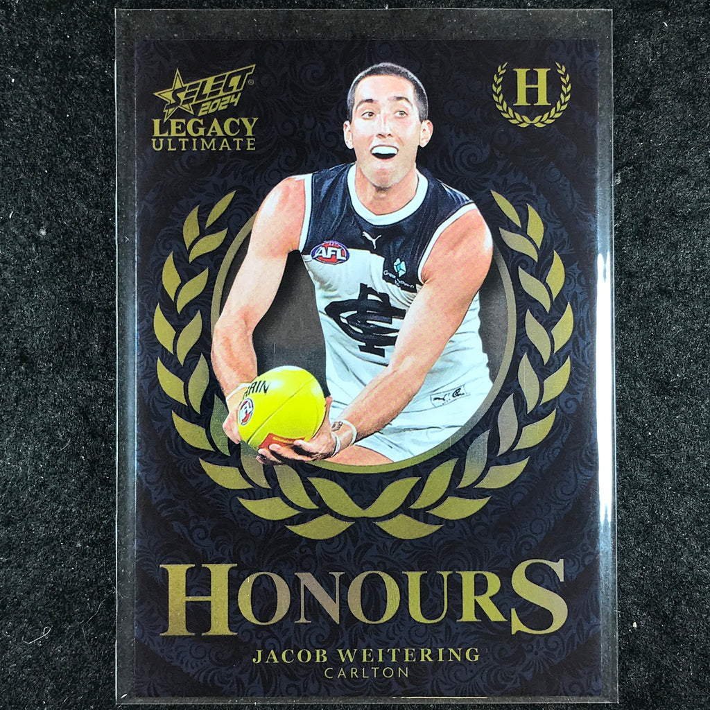 2024 Select AFL Legacy Ultimate JACOB WEITERING Honours 37/255 #33 ...