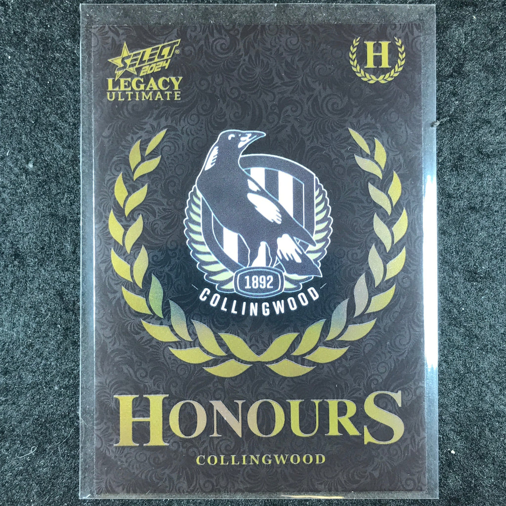 2024 Select AFL Legacy Ultimate COLLINGWOOD LOGO Honours 240/255 #34 ...