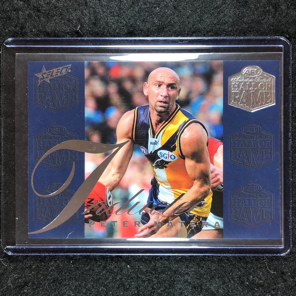 2024 Select AFL Legacy Ultimate PETER MATERA Hall of Fame Inductees 54 ...