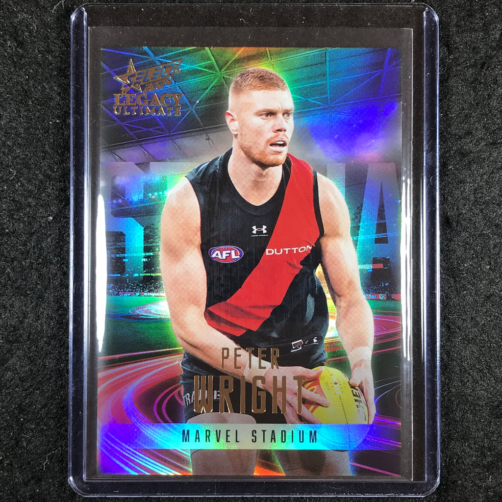 2024 Select AFL Legacy Ultimate PETER WRIGHT Stadia 34/90 #25 – Cherry ...