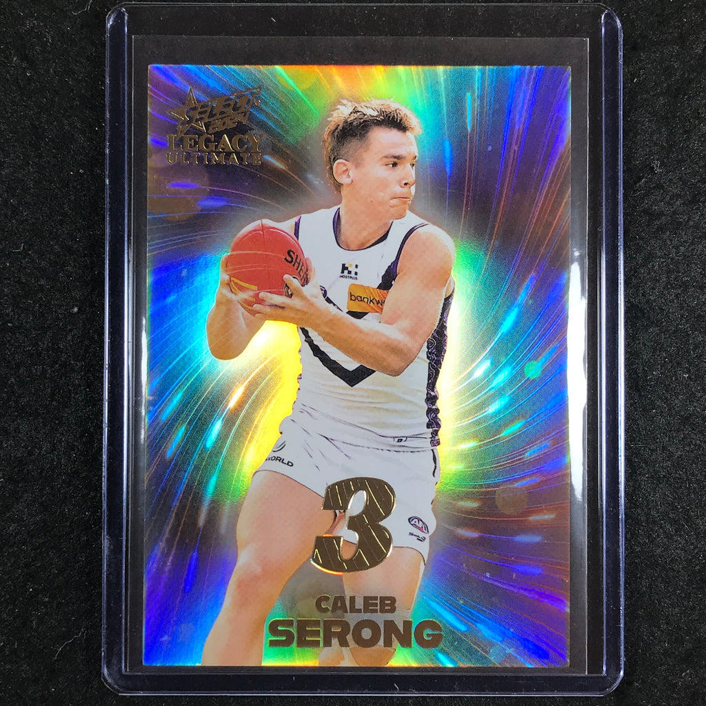 2024 Select AFL Legacy Ultimate CALEB SERONG Vortex 01/80 #35 – Cherry ...