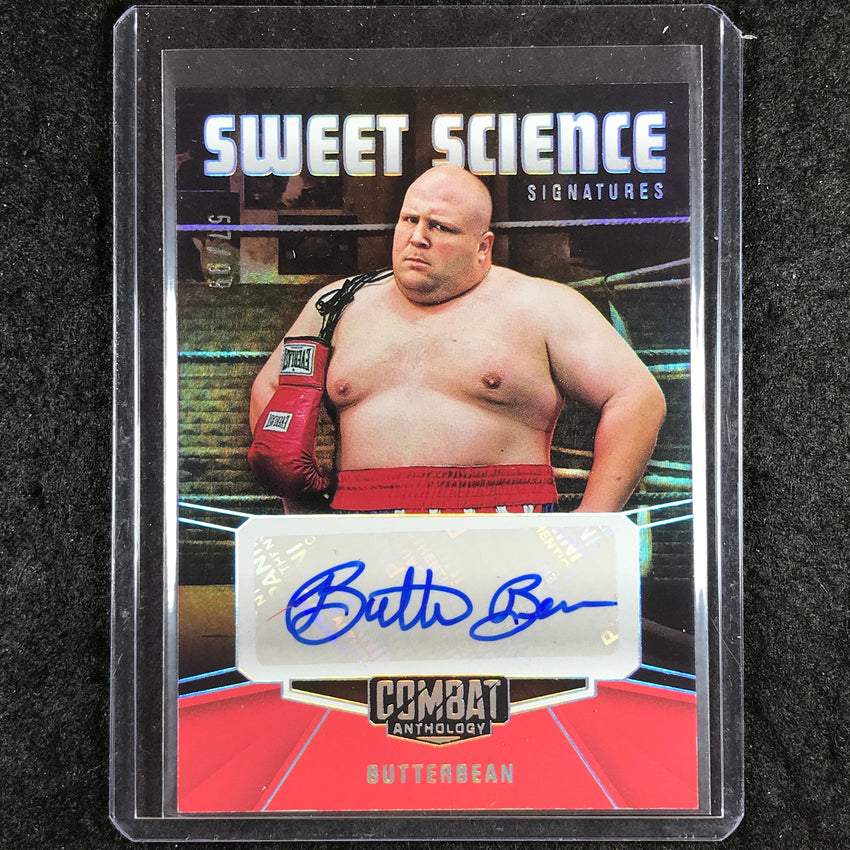 2025 PFL Combat Anthology BUTTERBEAN Sweet Science Signatures Auto Red ...