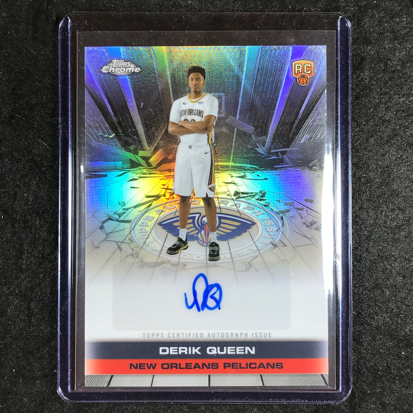 2025-26 Topps Chrome DERIK QUEEN Autograph Issue Rookie Refractor #TAI ...