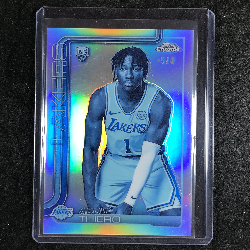 2025-26 Topps Chrome ADOU THIERO Frozenfractor -5/0 #286 – Cherry ...