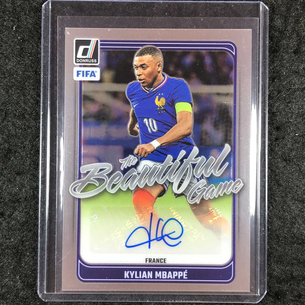 2024-25 Donruss Soccer KYLIAN MBAPPE The Beautiful Game Auto Base #KM ...
