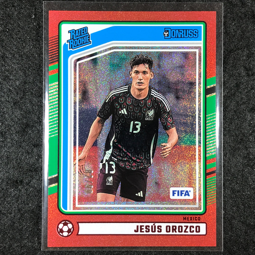 2024-25 Donruss Soccer JESUS OROZCO Rated Rookie Red 82/99 #195 ...