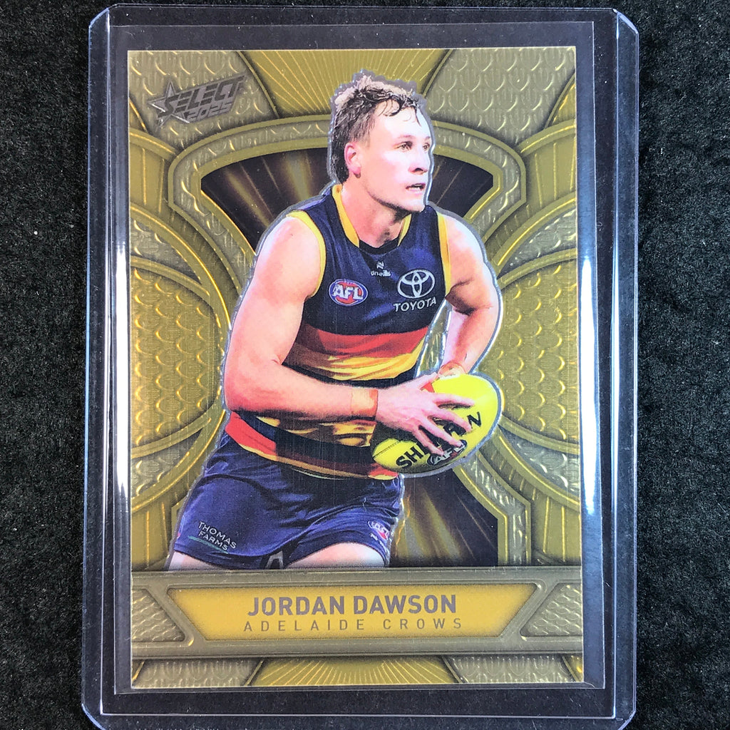 2025 Select AFL Footy Stars JORDAN DAWSON Dragon Scales Gold 317/399 ...