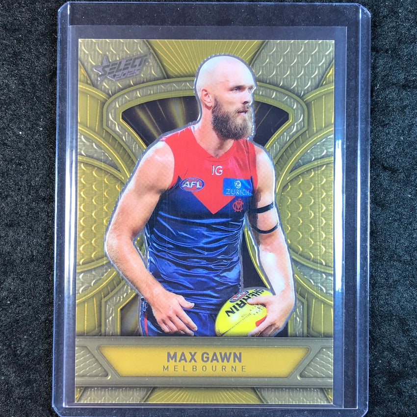 2025 Select AFL Footy Stars MAX GAWN Dragon Scales Refractor Gold 300 ...