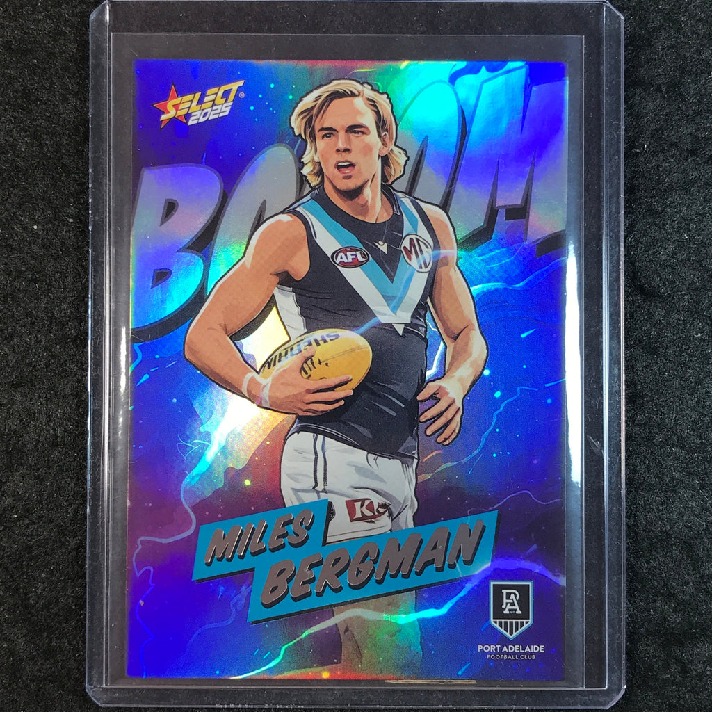 2025 Select AFL Footy Stars MILES BERGMAN Boom 102/360 #146 – Cherry ...