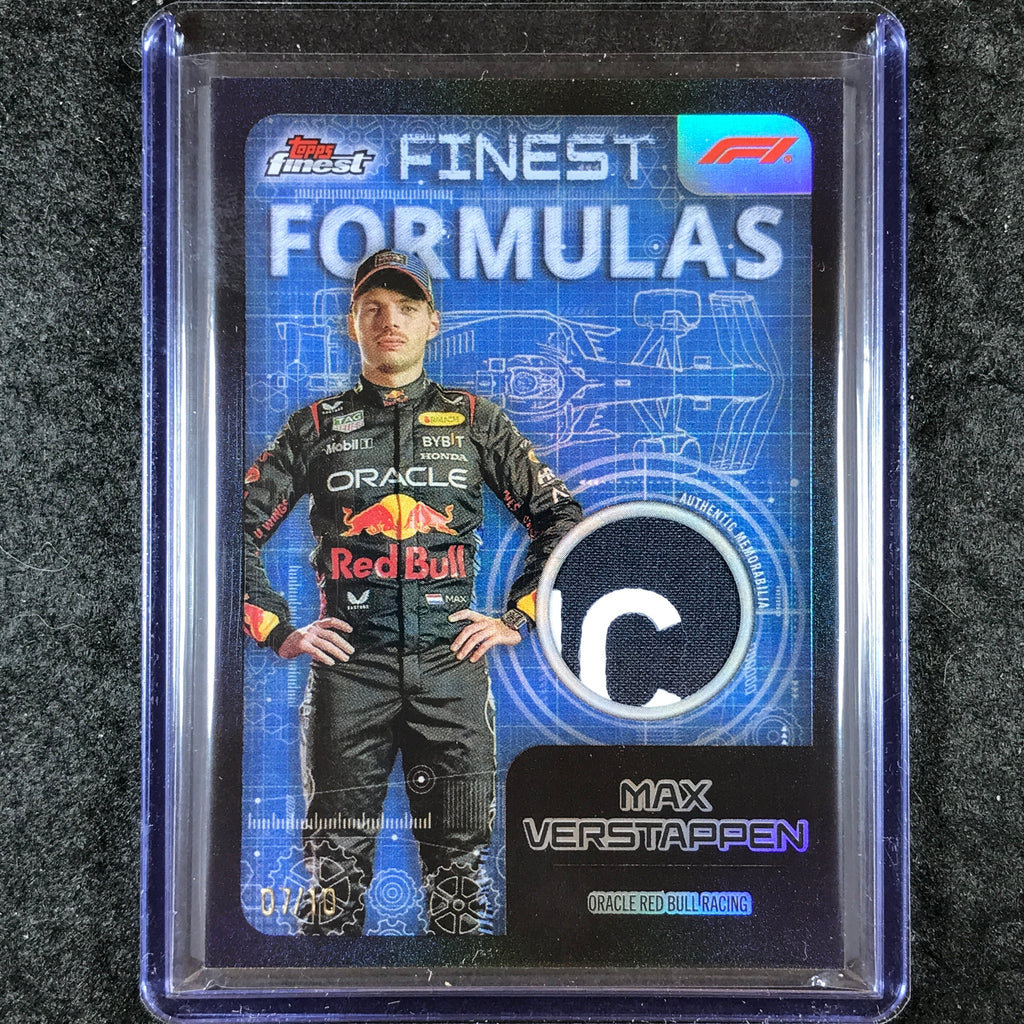 2024 Topps Finest Formula 1 MAX VERSTAPPEN Finest Formulas Patch Relic ...