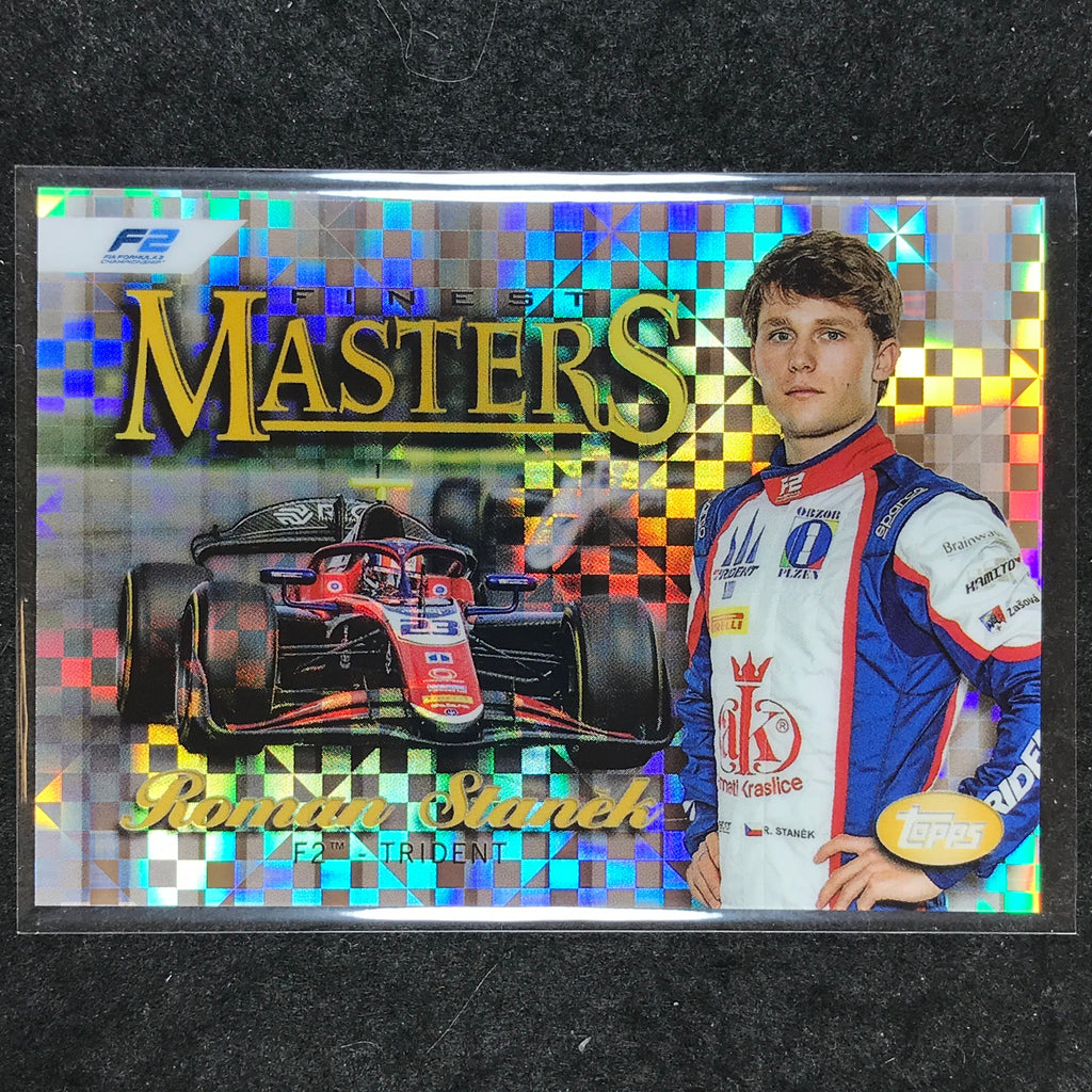2024 Topps Finest Formula 1 ROMAN STANEK Masters Checkerboard #14 ...