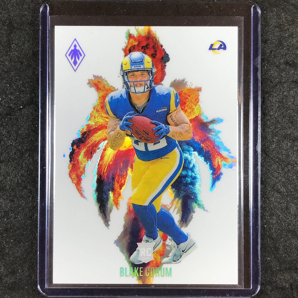 2024 Phoenix Football BLAKE CORUM Color Blast Rookie SSP #BCM – Cherry ...