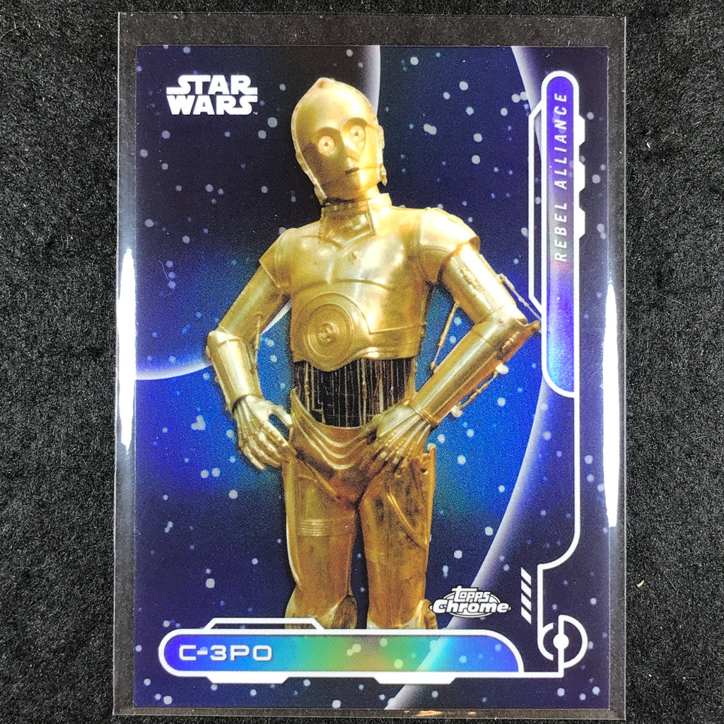 2024 Topps Chrome Star Wars C-3PO Galactic Civil War Rebel Base #6 ...
