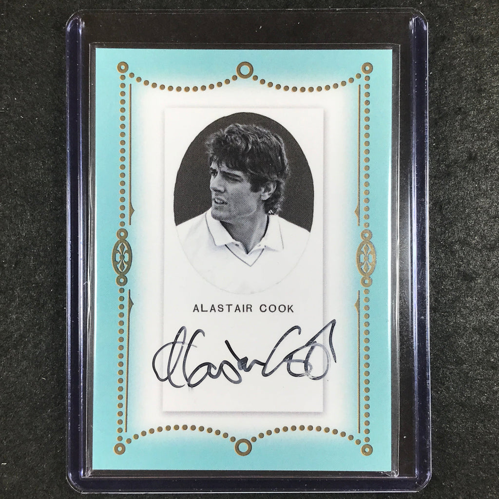 2024 Futera Vintage Cricket SIR ALASTAIR COOK Autograph Gold 4/14 #CTA ...