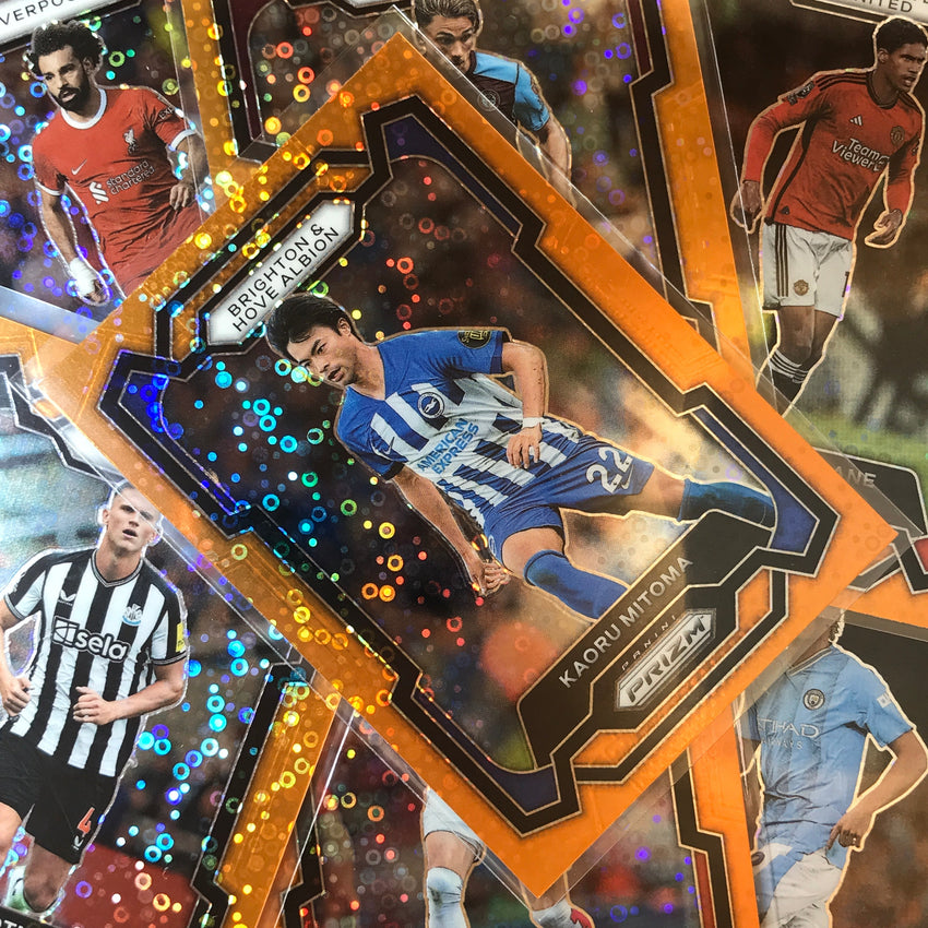 2023-24 Prizm EPL MARK FLEKKEN Breakaway Orange #149 – Cherry Collectables