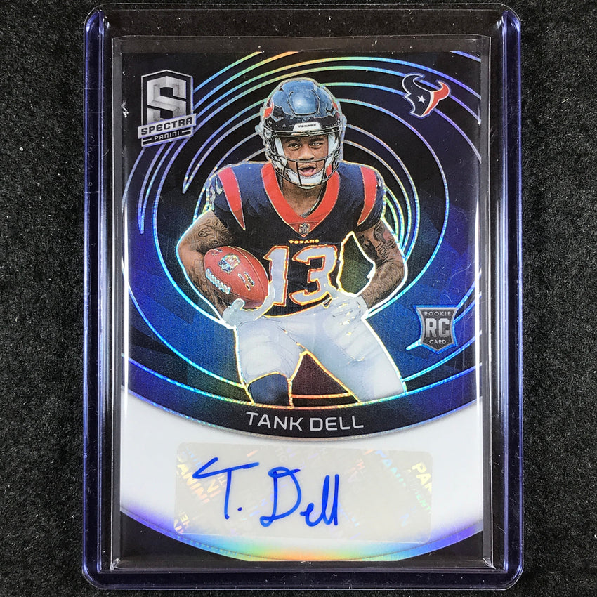 2023 Spectra Football TANK DELL Rookie Auto 55/99 – Cherry Collectables