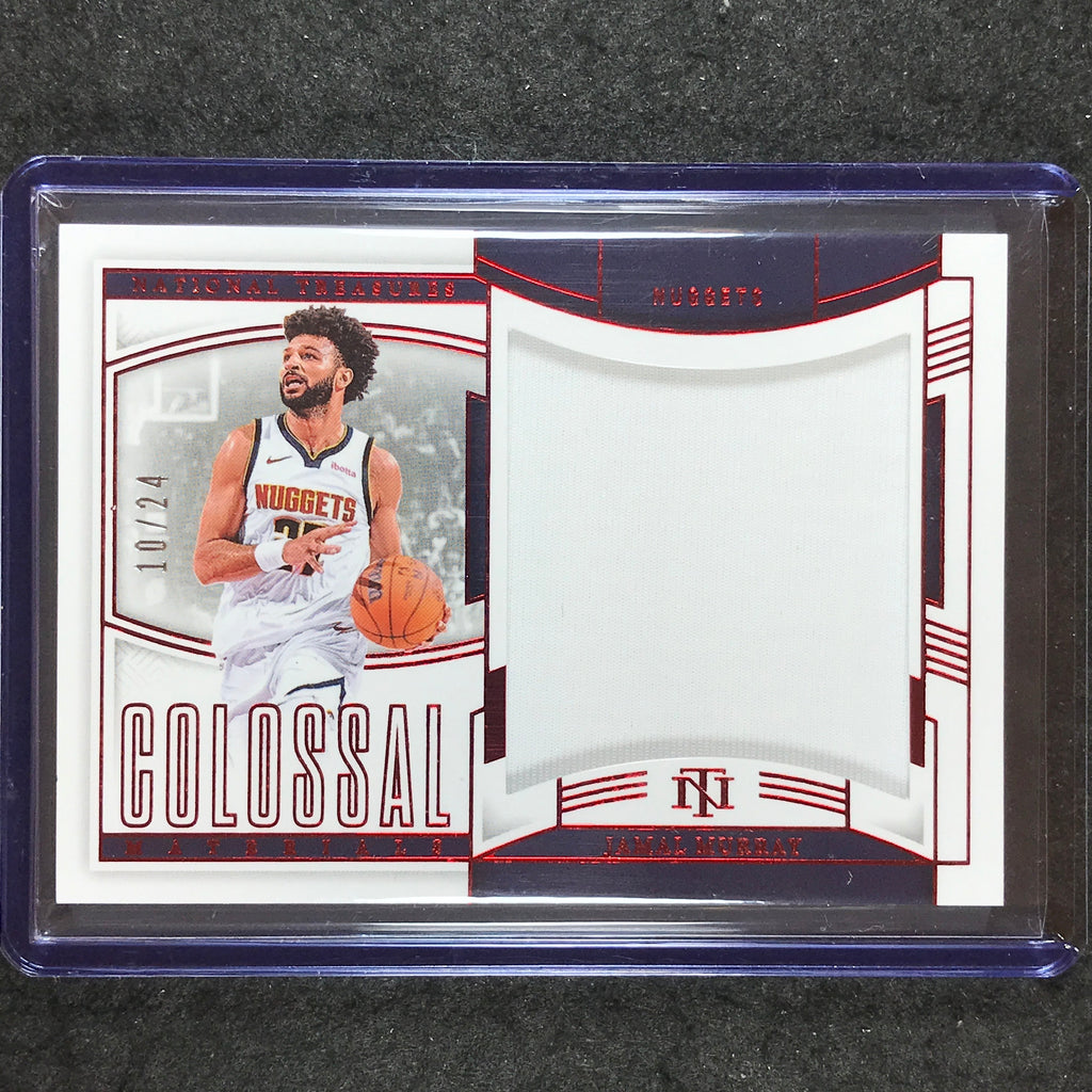 2024-25 National Treasures JAMAL MURRAY Colossal Materials Jersey 10/2 ...