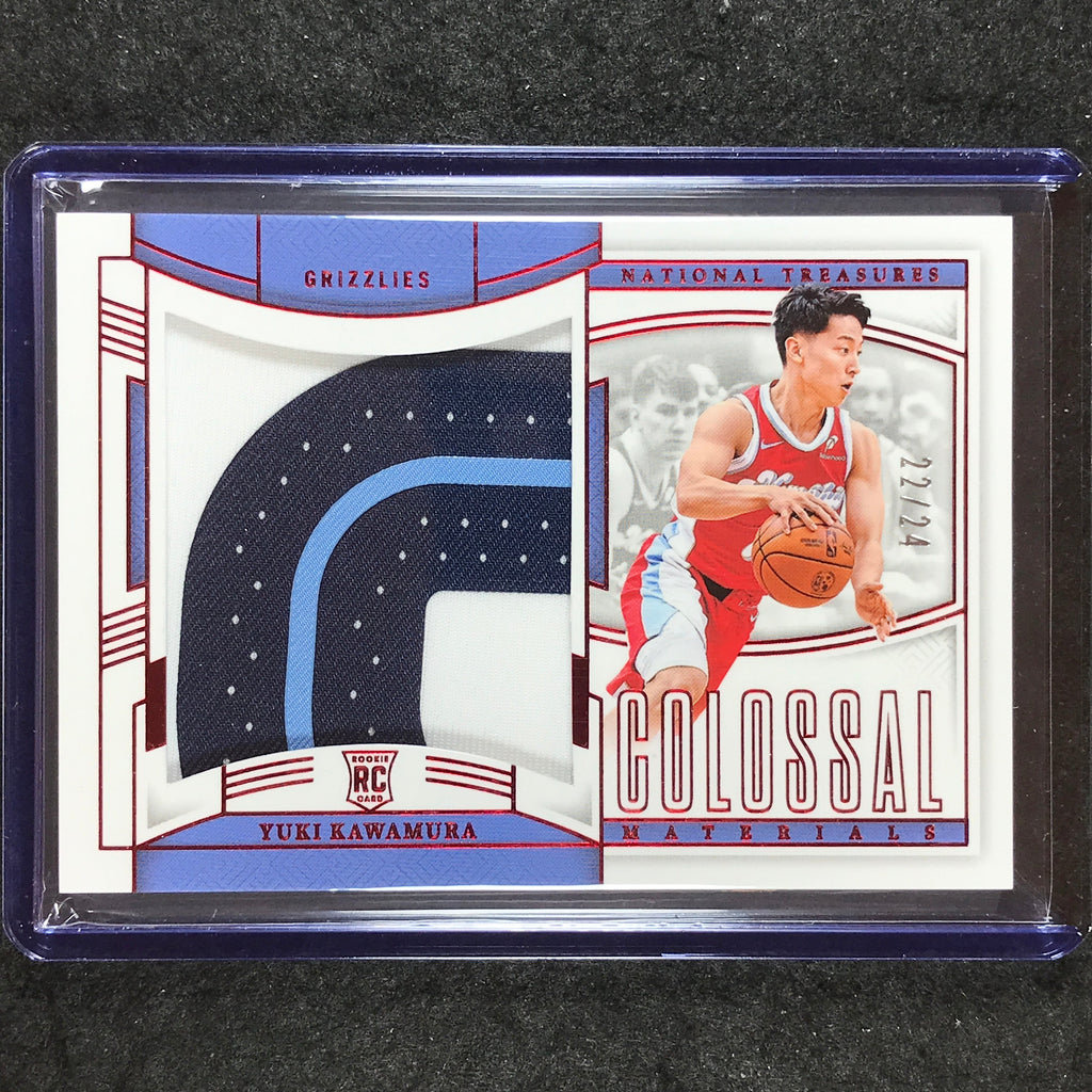 2024-25 National Treasures YUKI KAWAMURA Colossal Rookie Materials Pat ...