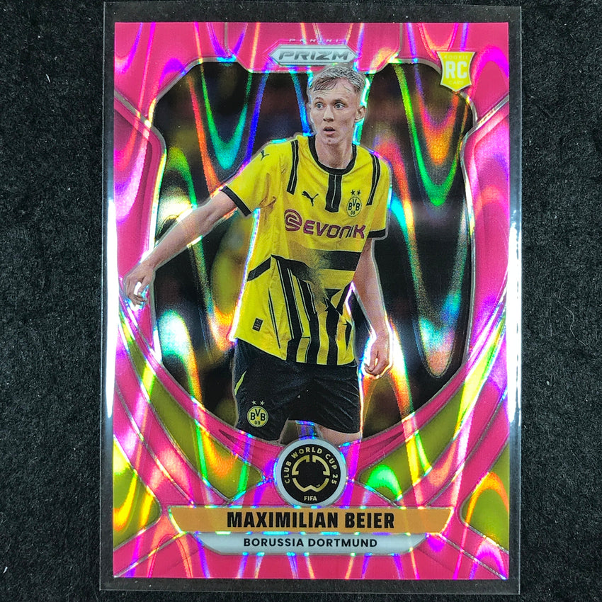 2025 Prizm FIFA Club World Cup MAXIMILIAN BEIER Base Pink Seismic 62/2 ...