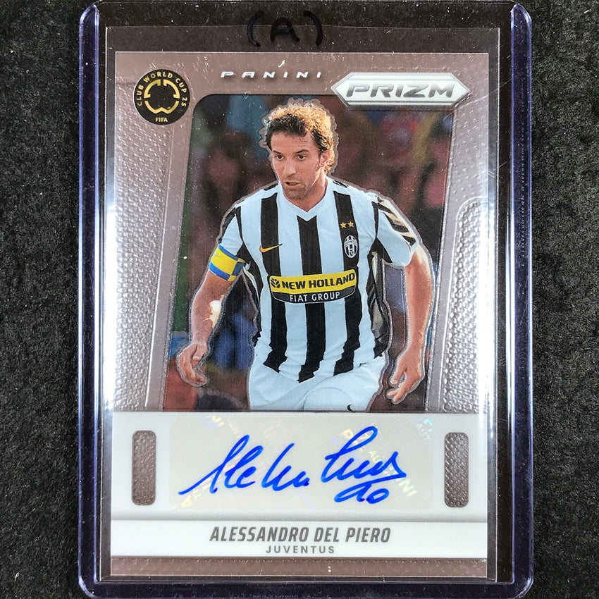 2025 Prizm FIFA Club World Cup ALESSANDRO DEL PIERO Flashback Auto Bas ...