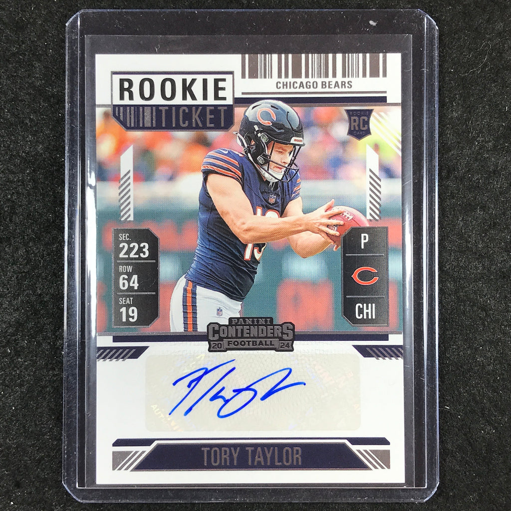 2024 Contenders Football TORY TAYLOR Rookie Ticket Auto Base #302 ...