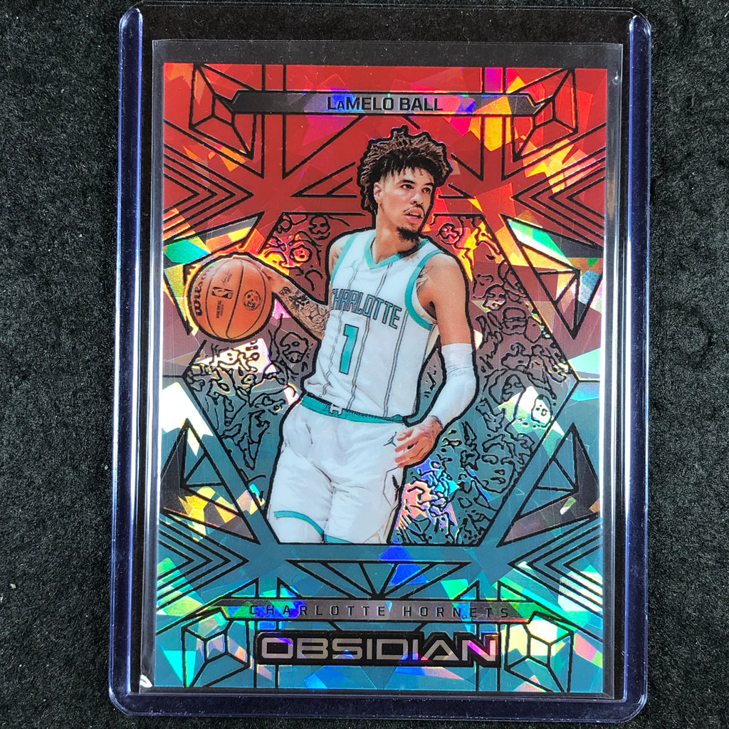 2024-25 Obsidian LAMELO BALL Base Fire and Ice Flood 6/49 #100 – Cherry ...