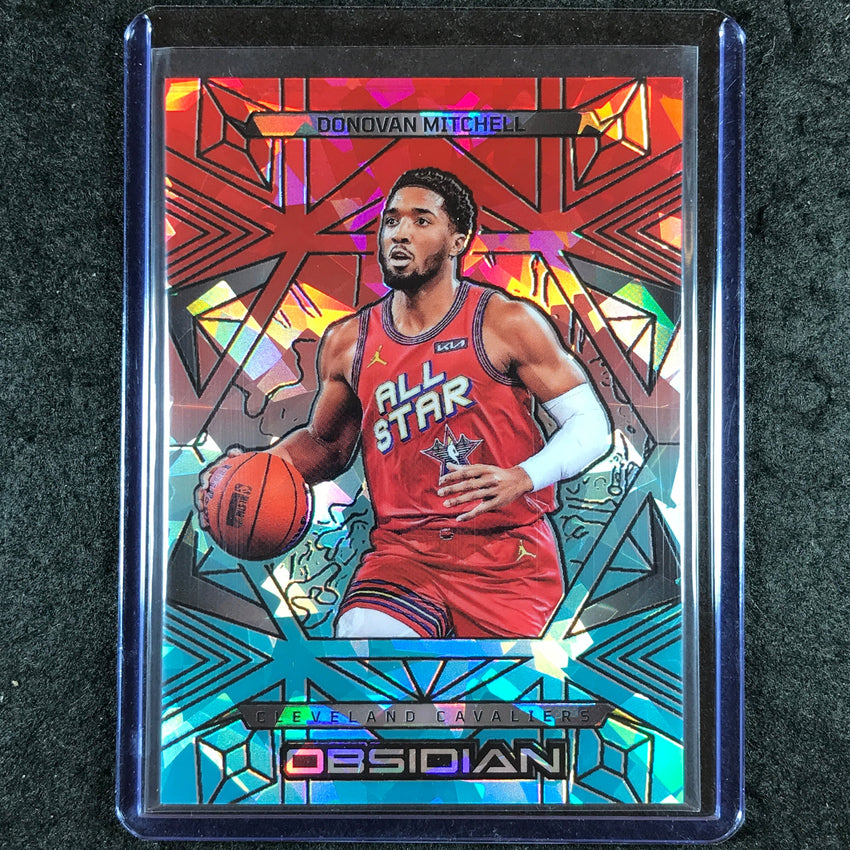 2024-25 Obsidian DONOVAN MITCHELL Base Fire and Ice Flood 8/49 #198 ...