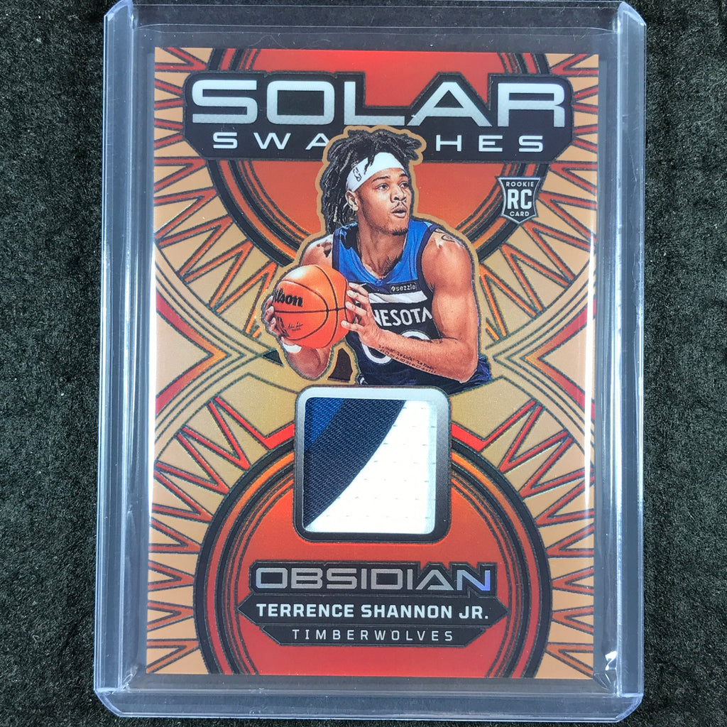 2024-25 Obsidian TERRENCE SHANNON JR. Solar Swatches Rookie Patch Bron ...